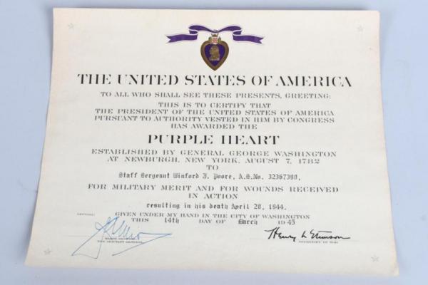 Winford J. Poore - LST 531 | Exercise Tiger Memorial